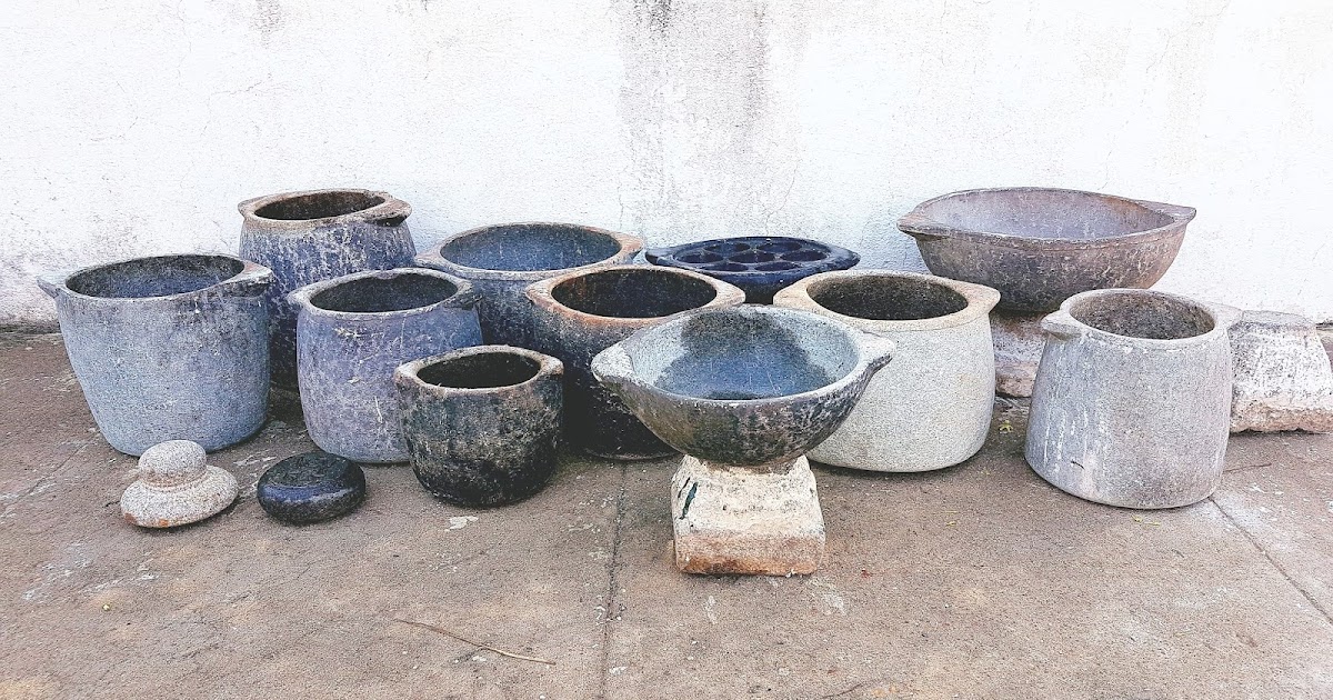 Indian Antique Quest: Kal chatty or Kal pathiram: Stone cook wares of yore
