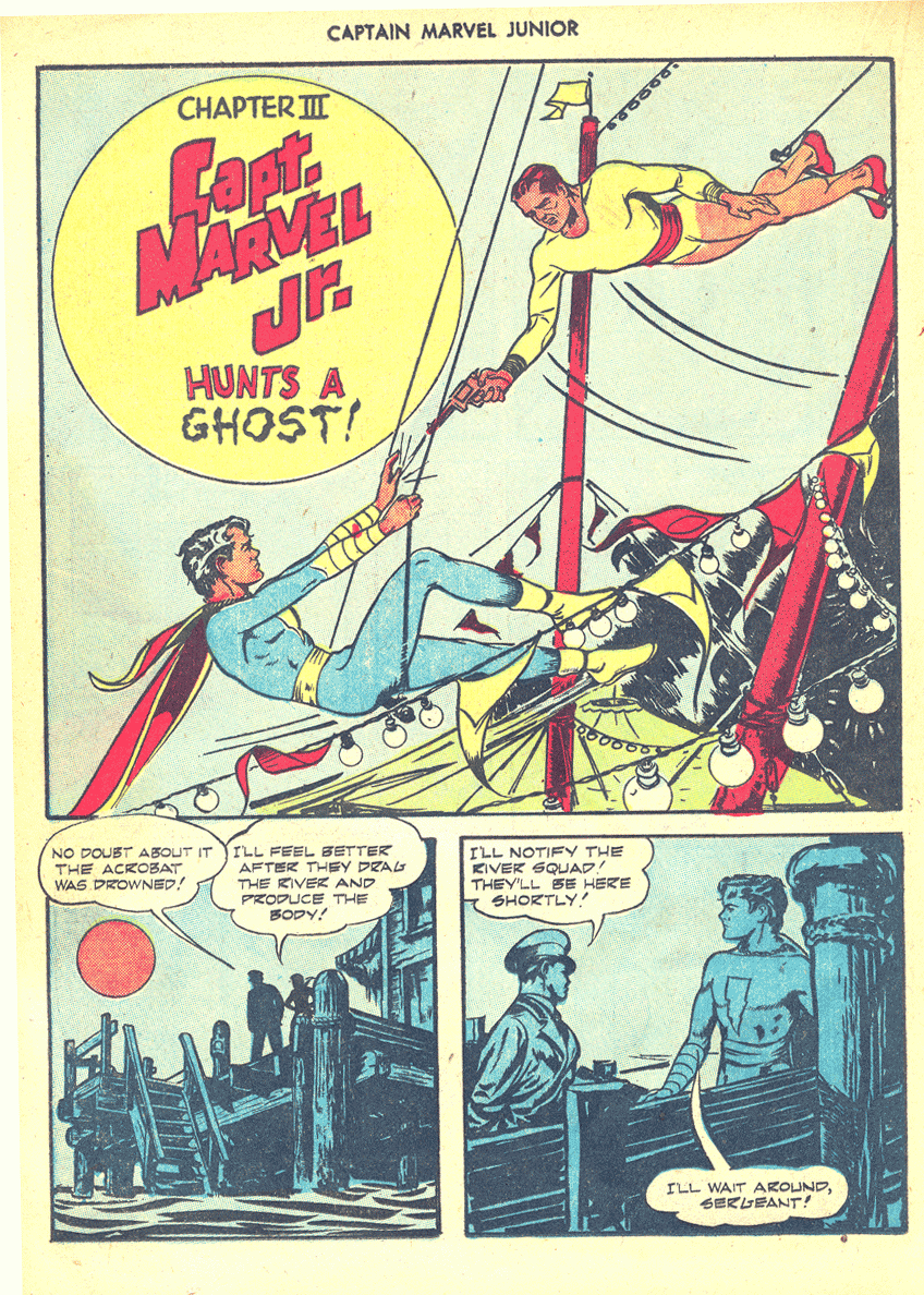 The Blue Boy: Captain Marvel Jr #41 (Acrobat, chapter 3)