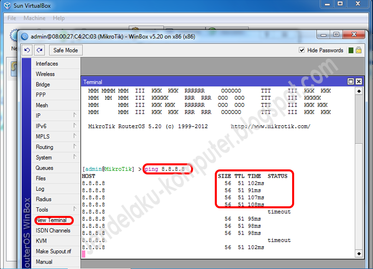 JENDELA INFORMASI: Cara Mudah Setting Mikrotik VirtualBox Menggunakan ...