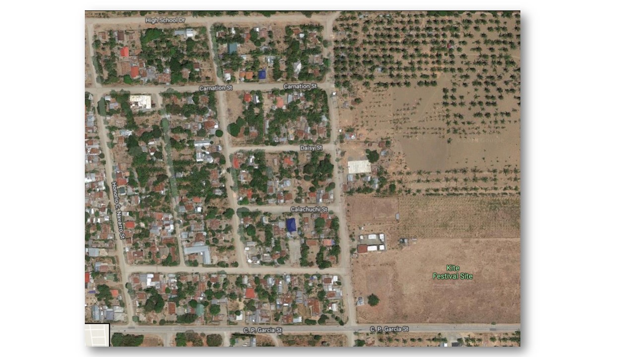The Map of Purok 10 - Sto. Niño, Poblacion, Alabel, Sarangani Province