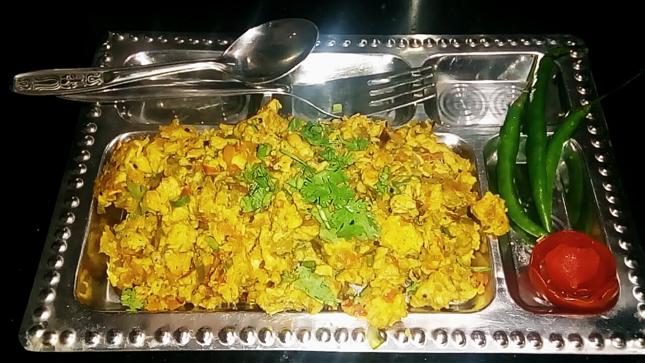 Spicy Foods Zone: Egg burji - Indian style scrambled egg