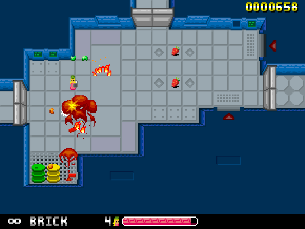 Confessions of a Crap Gamer: When you play it, you'll shoot bricks ...