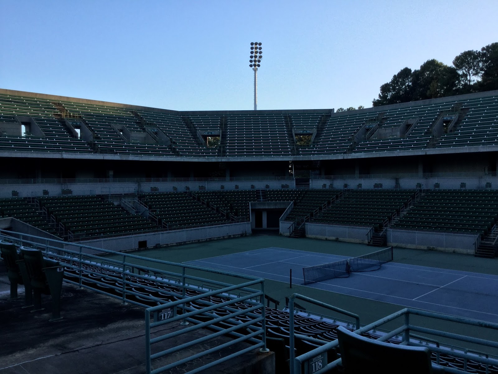 Abandoned Olympic Tennis Stadium (Stone Mountain Tennis Center ...