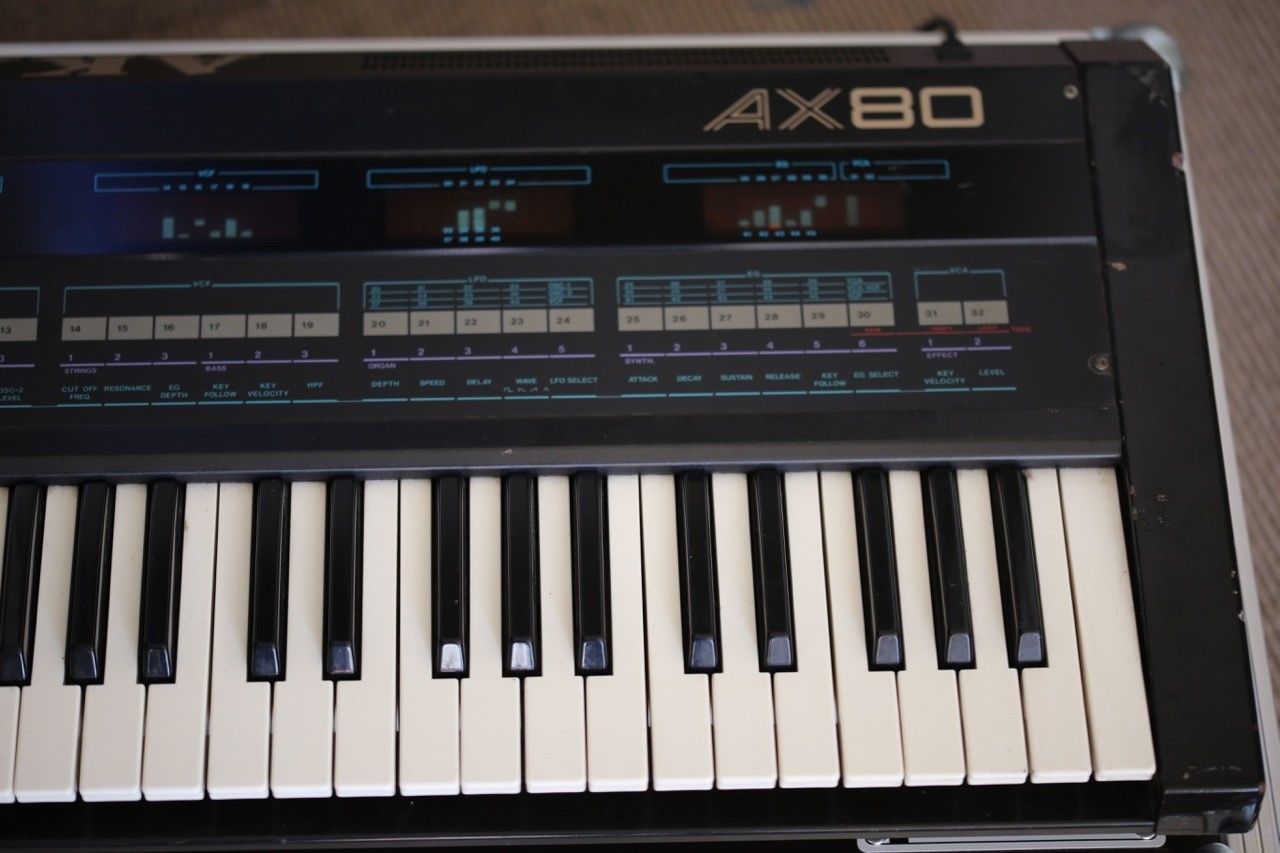 MATRIXSYNTH: AKAI AX80 vintage 8 voice polyphonic analogue synth ...
