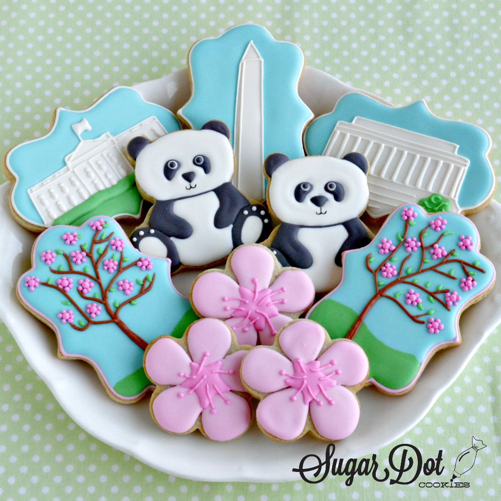 White House, Washington Monument, Lincoln Memorial, Cherry Blossoms and ...