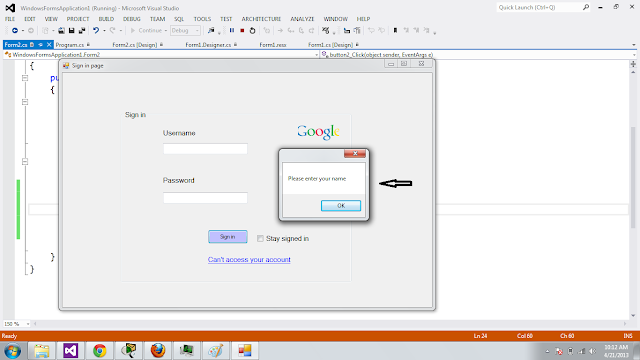 How to create a login page using C#? - Mesh Software