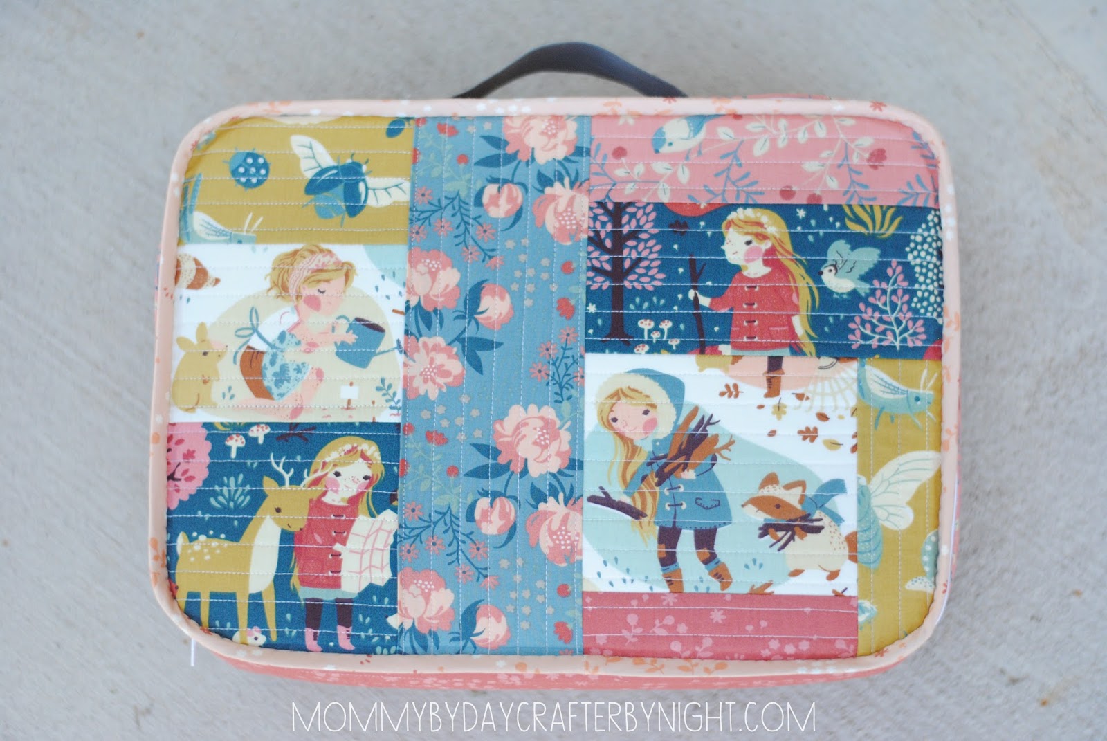 Quilted Suitcase Tutorial | Mommy by day... Crafter by night. | Bloglovin’