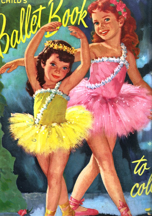 ☆Sharon's Sunlit Memories☆: Bill Woggon - Story of the Ballet Coloring ...