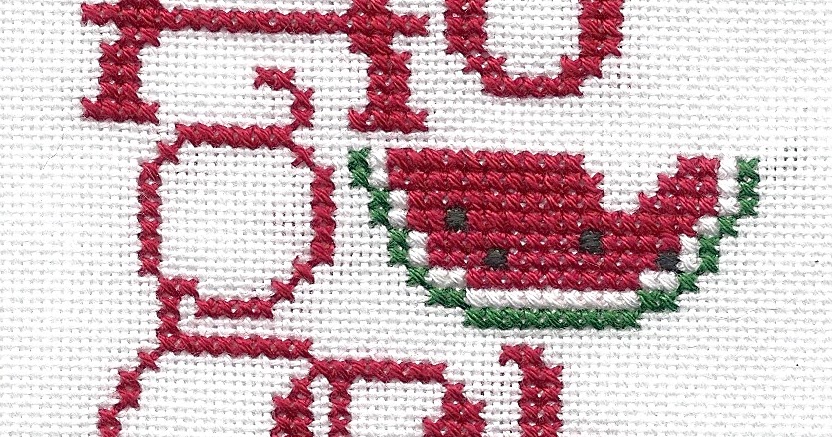 Garden Grumbles and Cross Stitch Fumbles: August Stitch August Bird