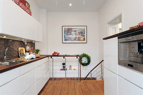 INTRERIOR DESIGN HOME AMERICAN: Charming Two Level Apartment Interior ...