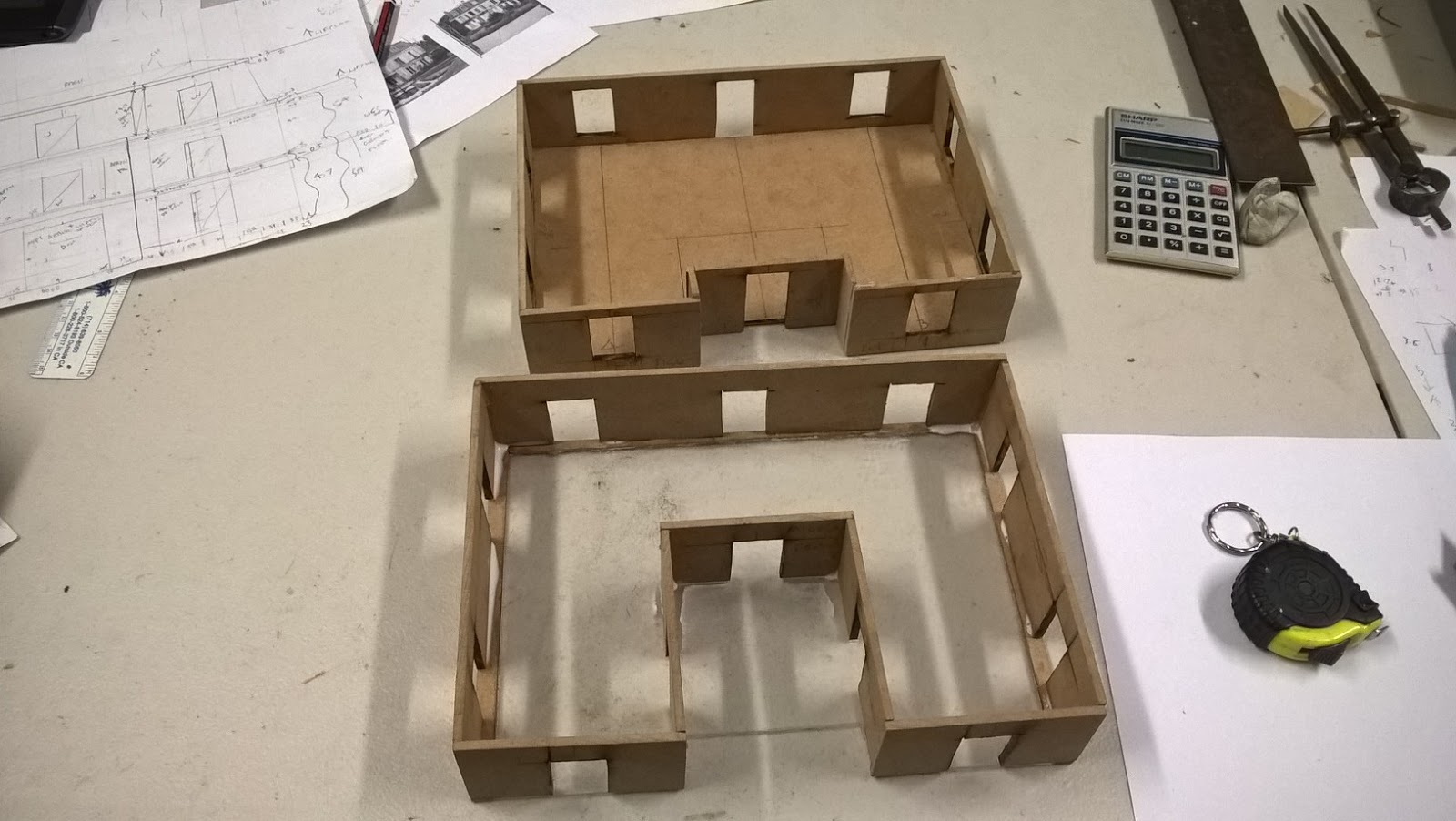 JOHN BOND's WARGAMING STUFF: DIY MDF BUILDINGS, Part 1 28mm