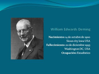 Los Maestros de la Calidad: EDWARDS DEMING