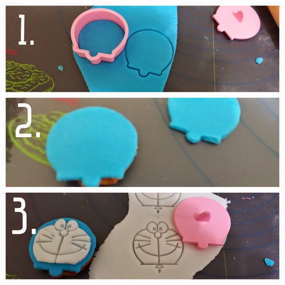 Doraemon Cookies by Clarine Lin