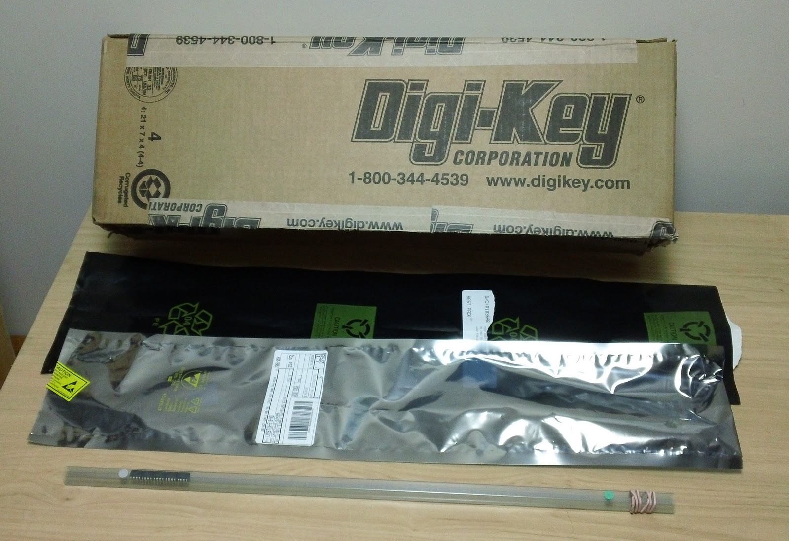 To the Rails: Comical Digi-Key Packaging