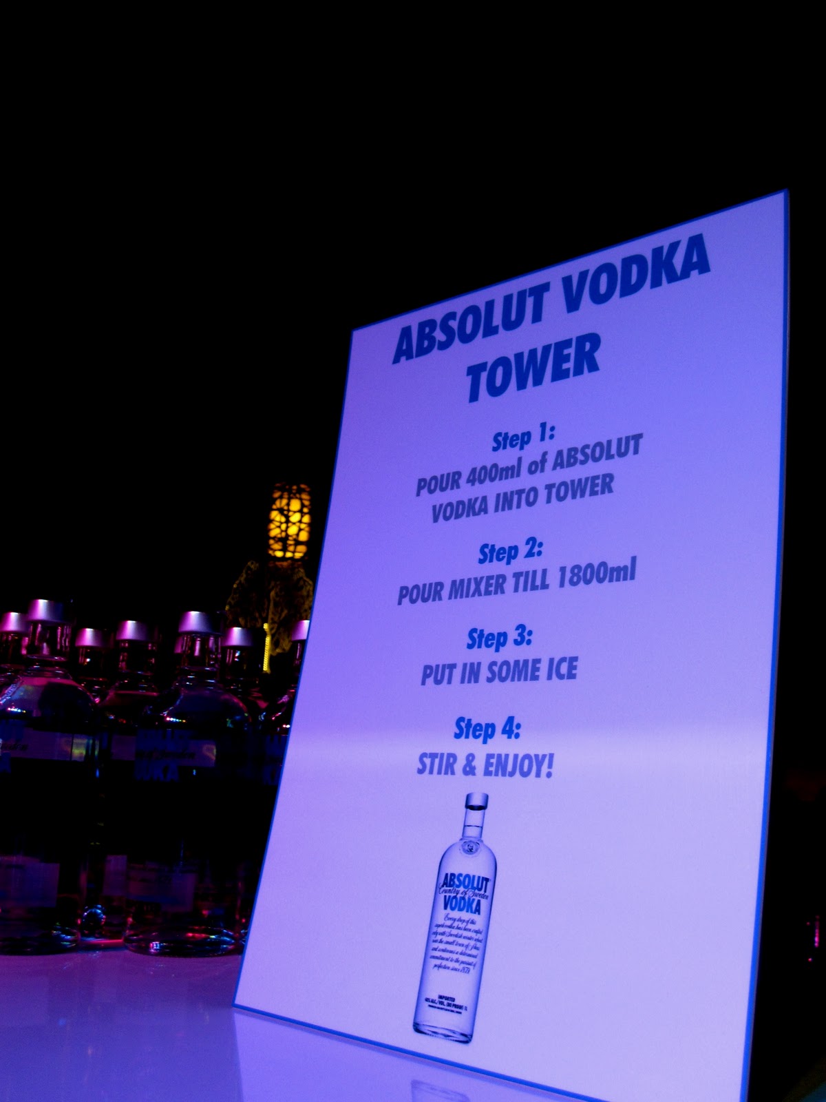 it's a journey: Absolut Vodka Tower