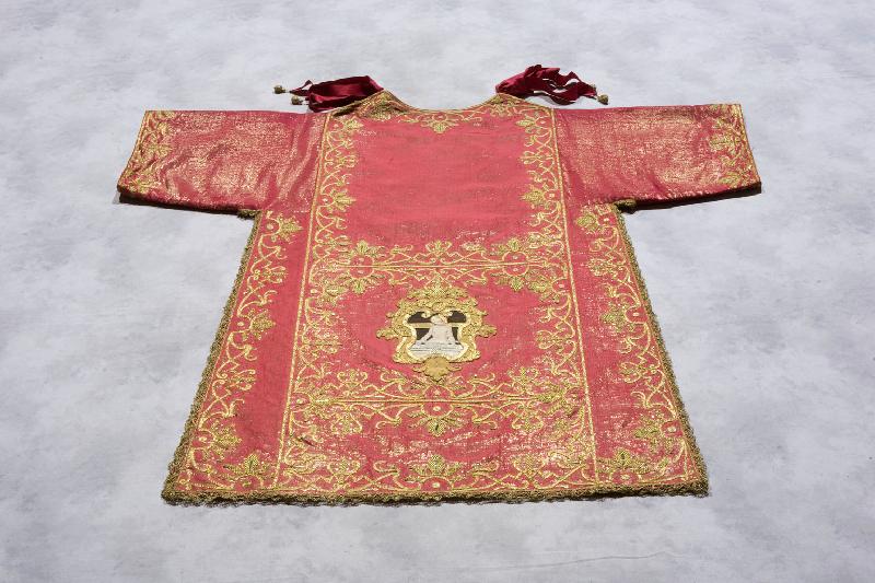 Red Pontifical Set from Faenza-Modigliana (1700-1750) ~ Liturgical Arts ...