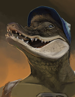 Jacob Gorman's Art Blog: Ghost, Lizard Men, and Art... oh my