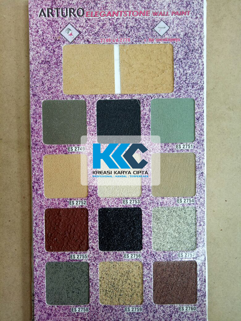 Cat Tekstur Arturo Tipe Elegantstone Wall Paint - PENGECATAN DINDING ...