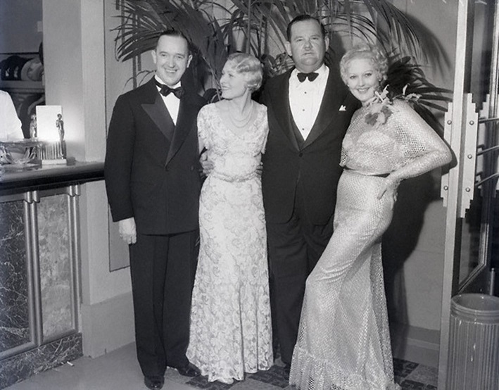 Thelma Todd: Thelma Todd With Laurel And Hardy And Mrs. Roach