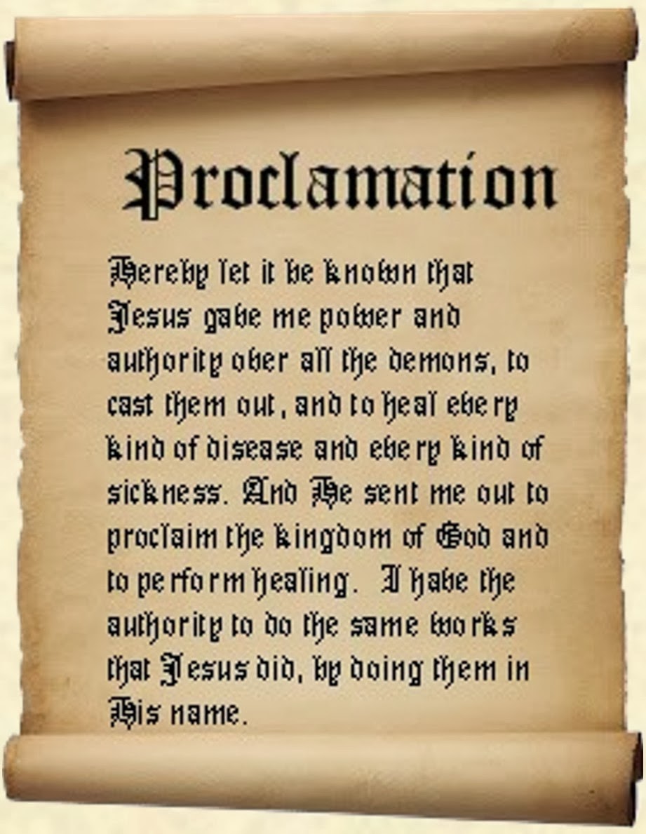 Spiritual Warfare Pt. 5: Personal Proclamations