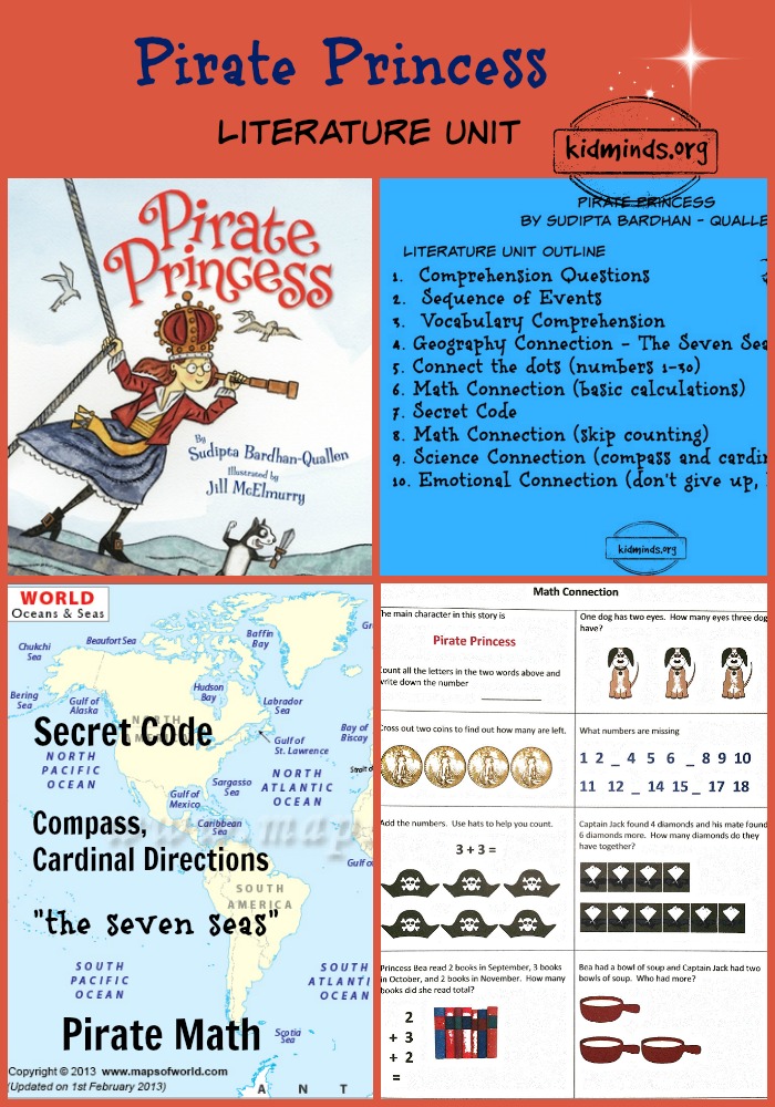 Pirate Princess – Literature Unit with printables | KidMinds