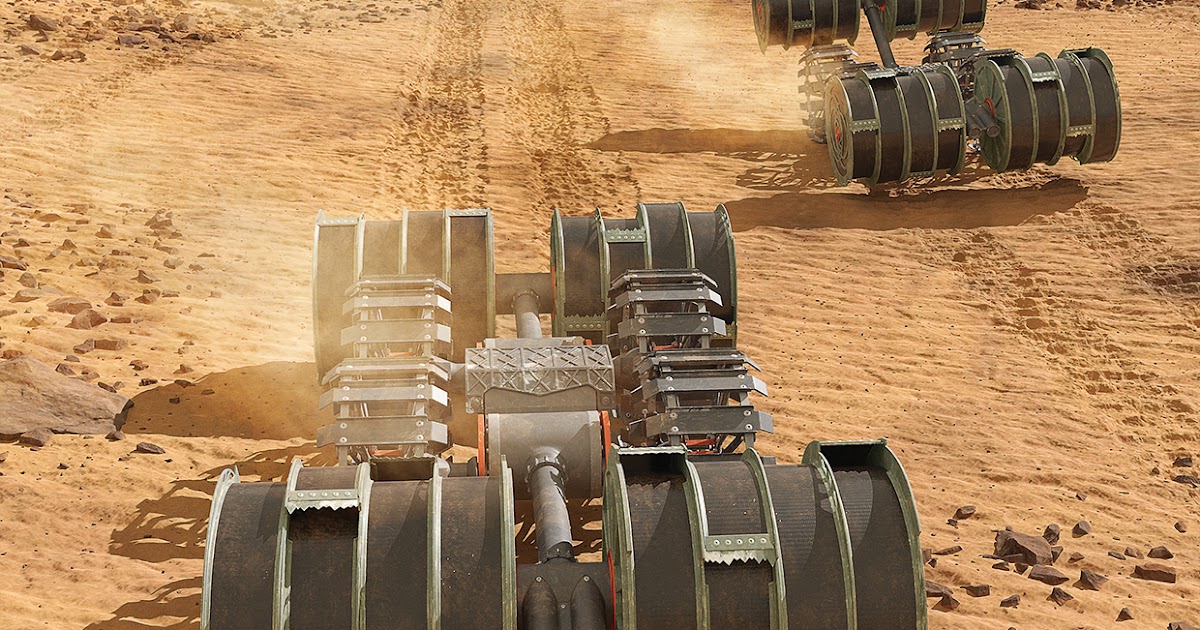 나사의 우주 굴착 로봇 RASSOR