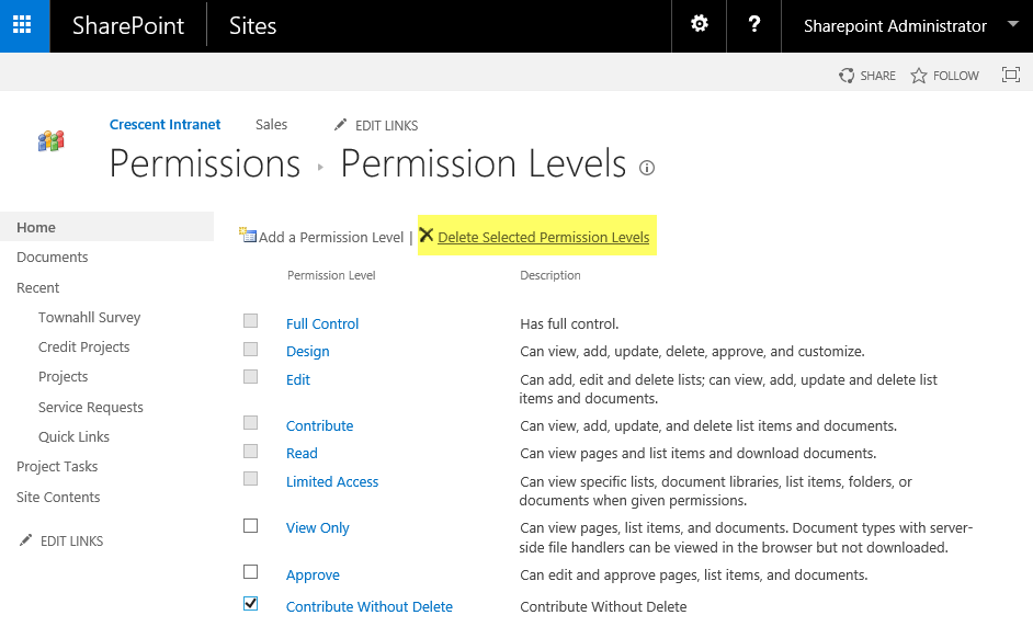 How to Delete a Permission Level in SharePoint using PowerShell? - SharePoint Diary