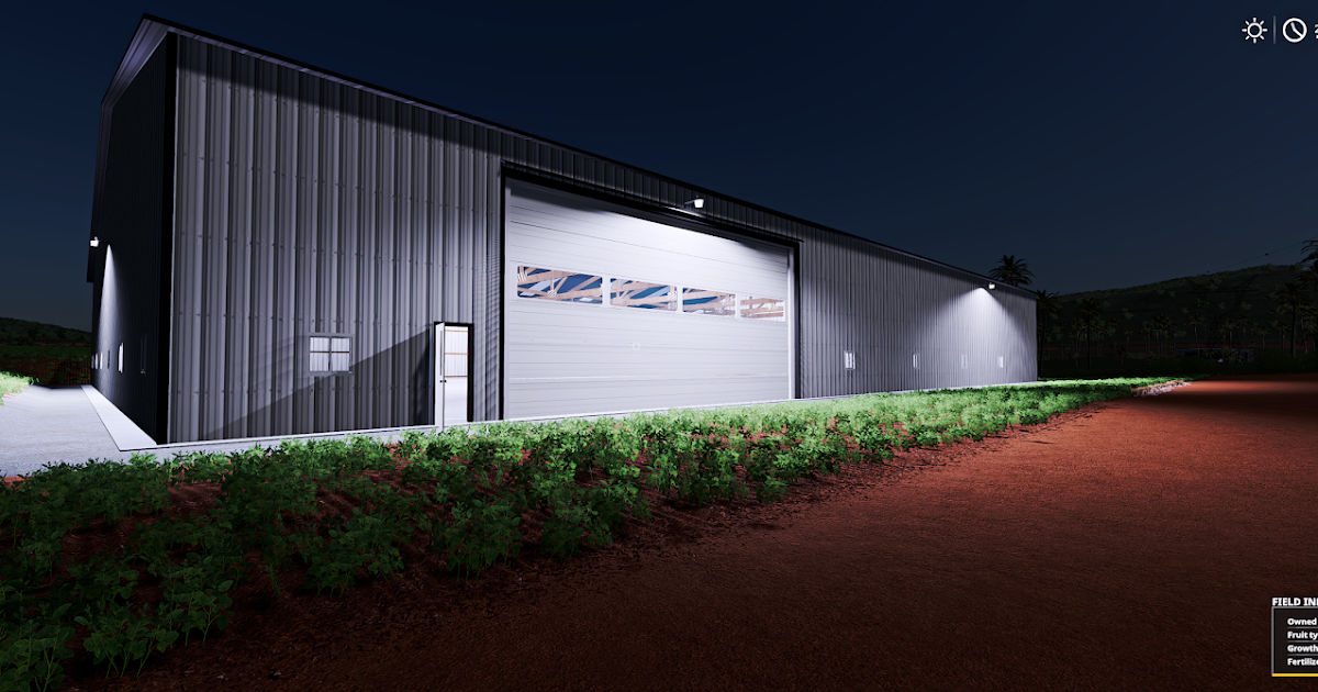 FS19 Large Shop 1.0 - FS 19 & 22 USA Mods Collection