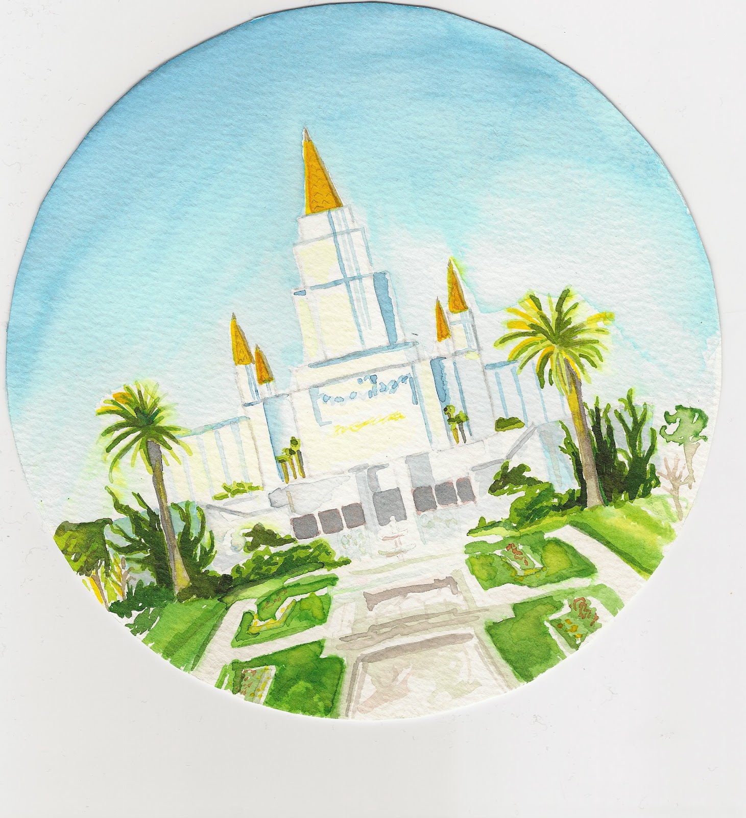 Hannah Explains It All: Oakland LDS Temple art