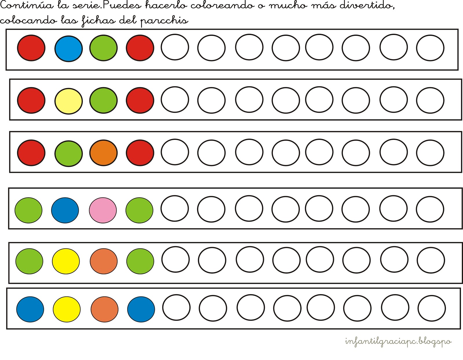 El blog de María: TRABAJAMOS LAS SERIES