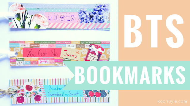 KPOP DIY: Make Cute & Fun BTS Bookmarks - Koori Style