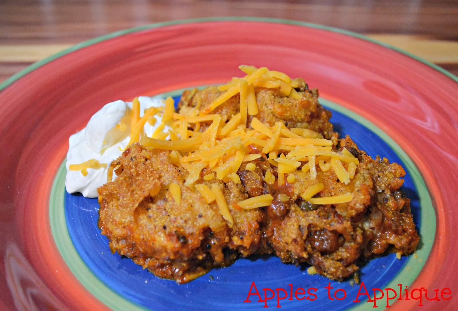Apples to Applique: Fried Chili