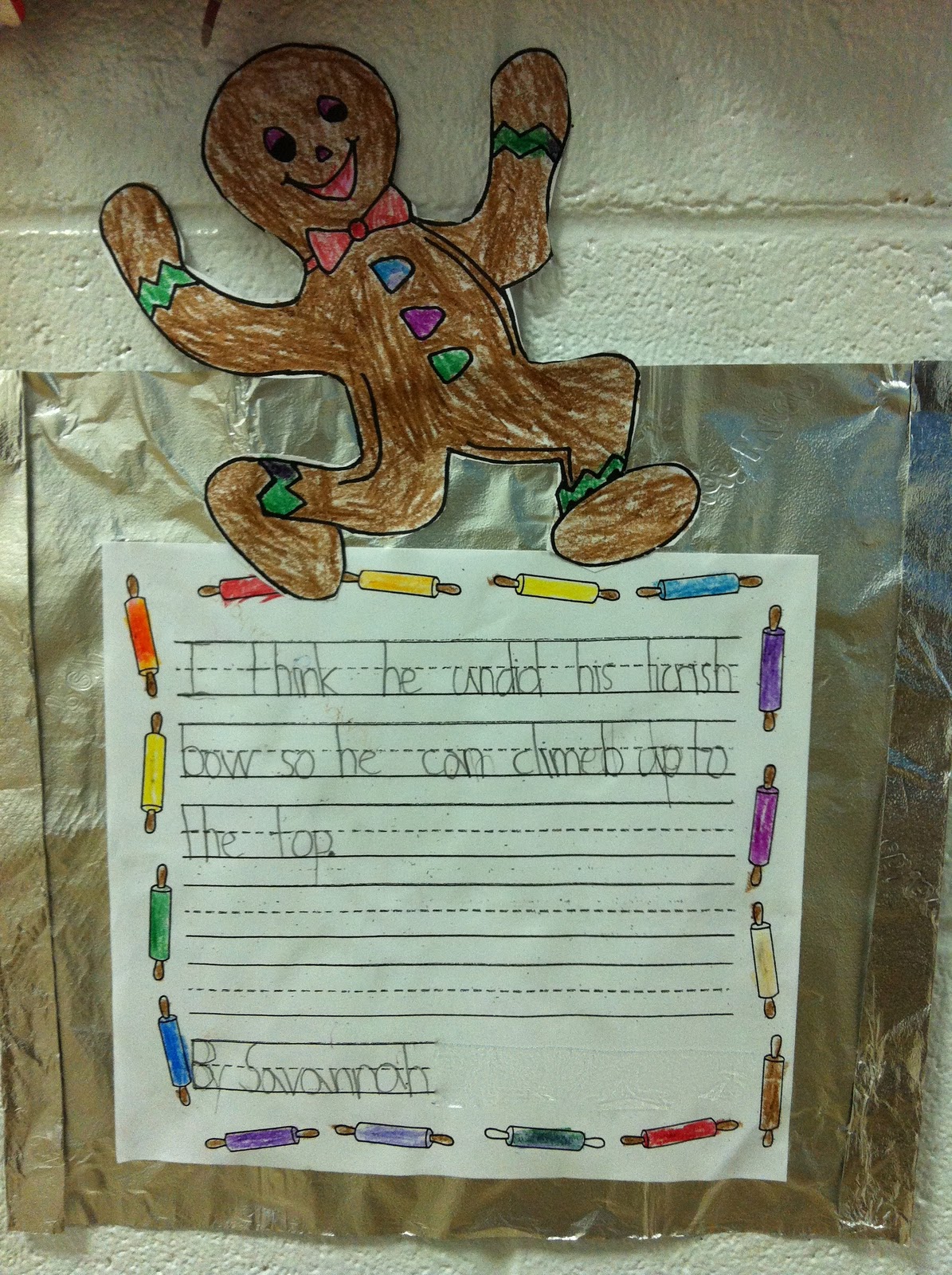 Laughing all the way...: Creative Writing About “The Gingerbread Man"