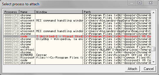 Obteniendo strings de procesos en memoria con ReadProcessMemory().