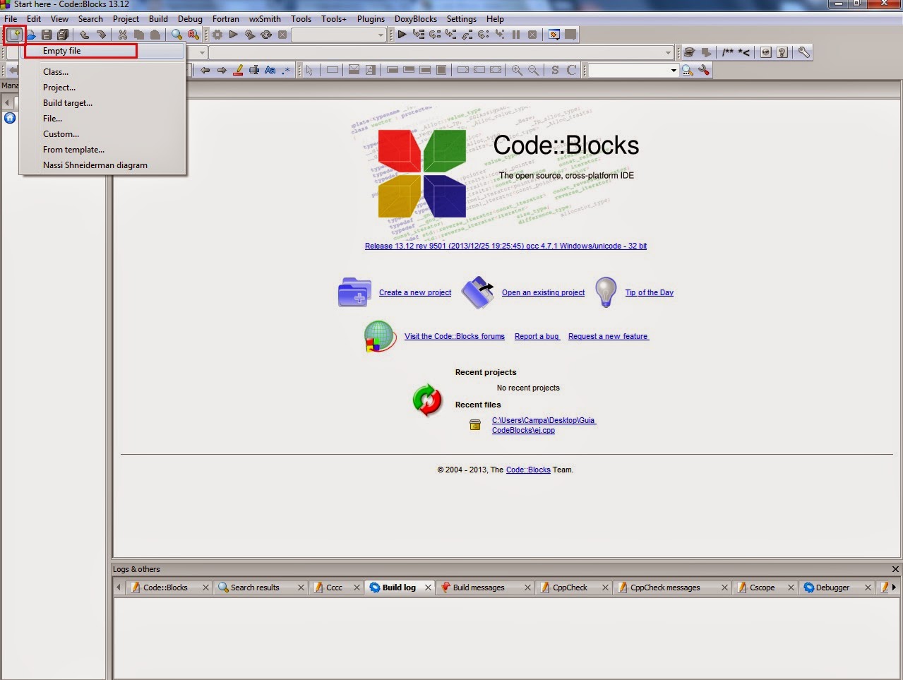 Algoritmos 2015 K1002 Descargar Y Configurar Codeblocks Software De Desarrollo C
