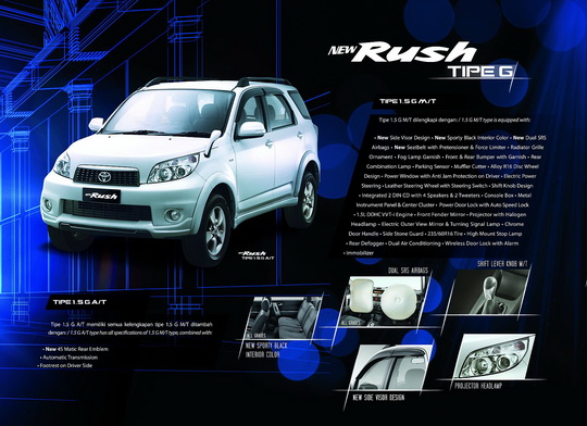 Brosur Toyota Rush 2016