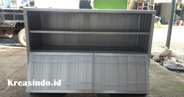 Gerobak Roti Alumunium Motor pesanan Bpk Hendrik di Cipondoh Tangerang