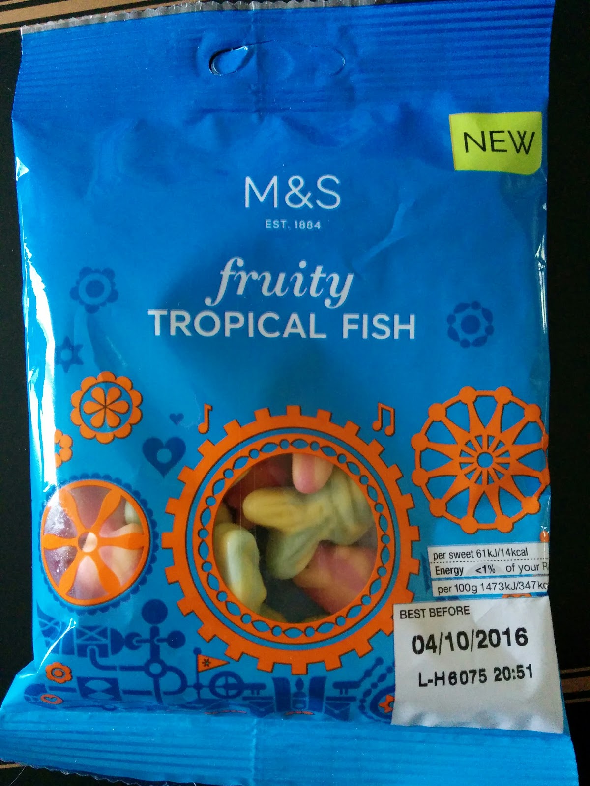 The Excited Eater: Marks and Spencer Fruity Tropical Fish (Vegetarian ...