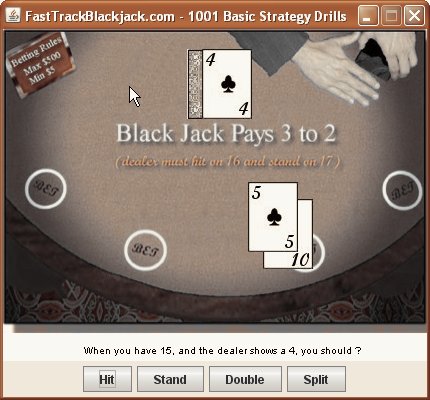 FastTrack Blackjack™ -Basic Strategy Computer Game! ~ FastTrack Blackjack