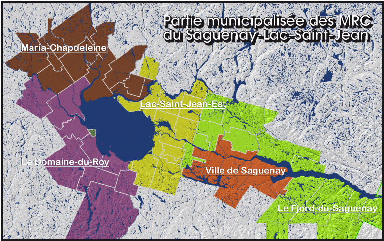 Région du Saguenay-Lac-Saint-Jean: MRC le Domaine-du-Roy