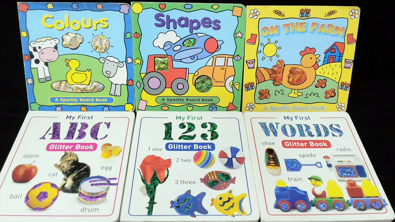 Kid Books Blog: 299.Colours / Shapes / On the Farm / ABC / 123 / Words