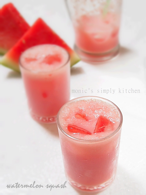 Resep Watermelon (Semangka) Squash - Monic's Simply Kitchen