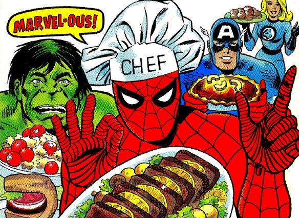 Rollo Arkham Comics Bloj: El libro de cocina de Marvel os dejará ...
