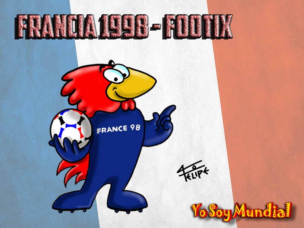 FOOTIX LA MASCOTA DEL MUNDIAL FRANCIA 1998 - Selección Colombia | Yo ...