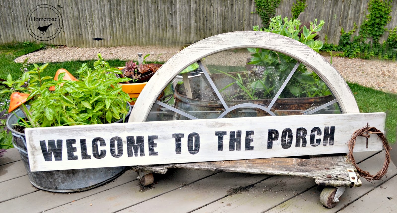 Welcome to the Porch Sign