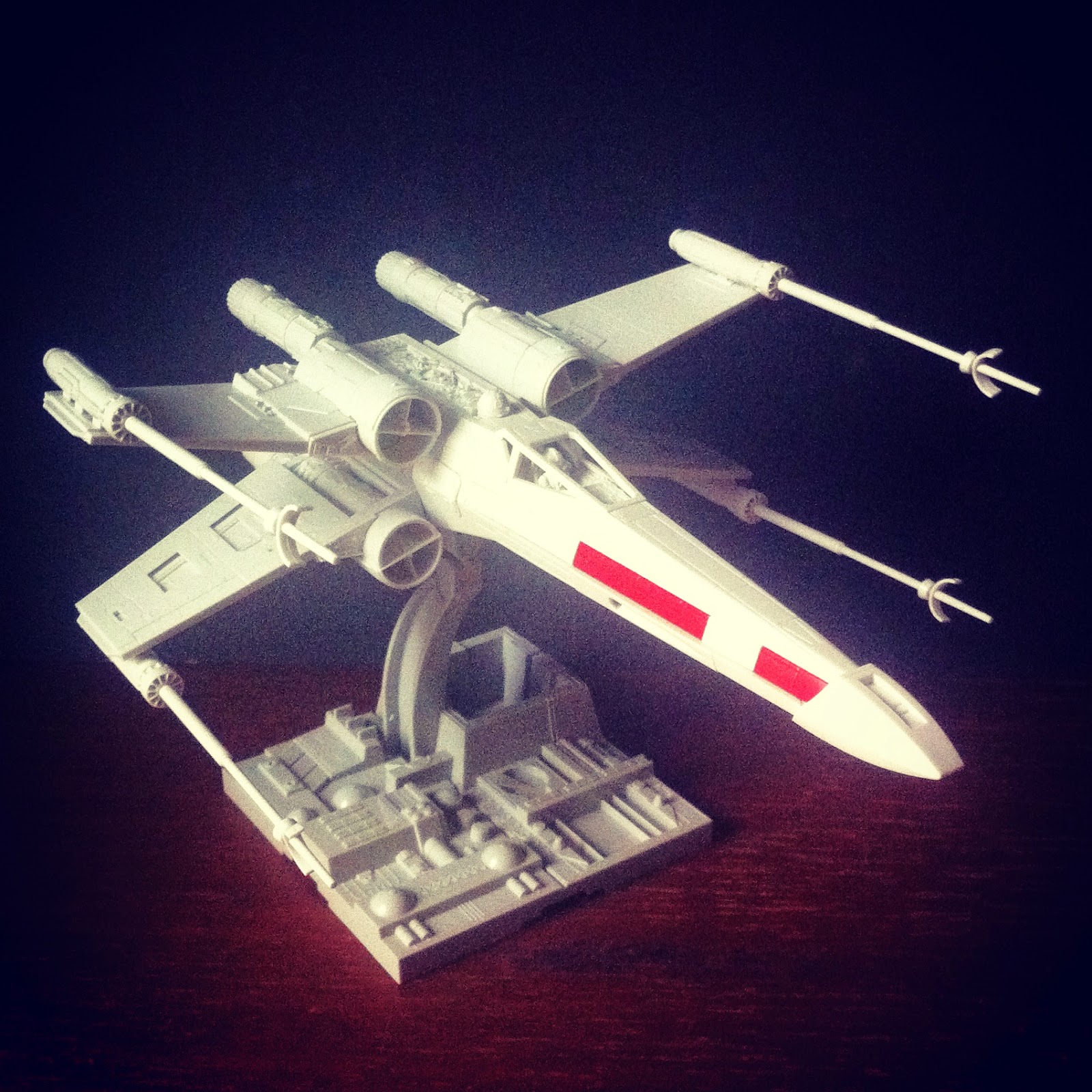 World Of Seanlon: Bandai Star wars Tie Advanced & X-wing StarFighter 1/72