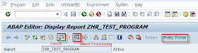 SAP Basis For Beginner: ABAP: Create a program with TCODE: SE38