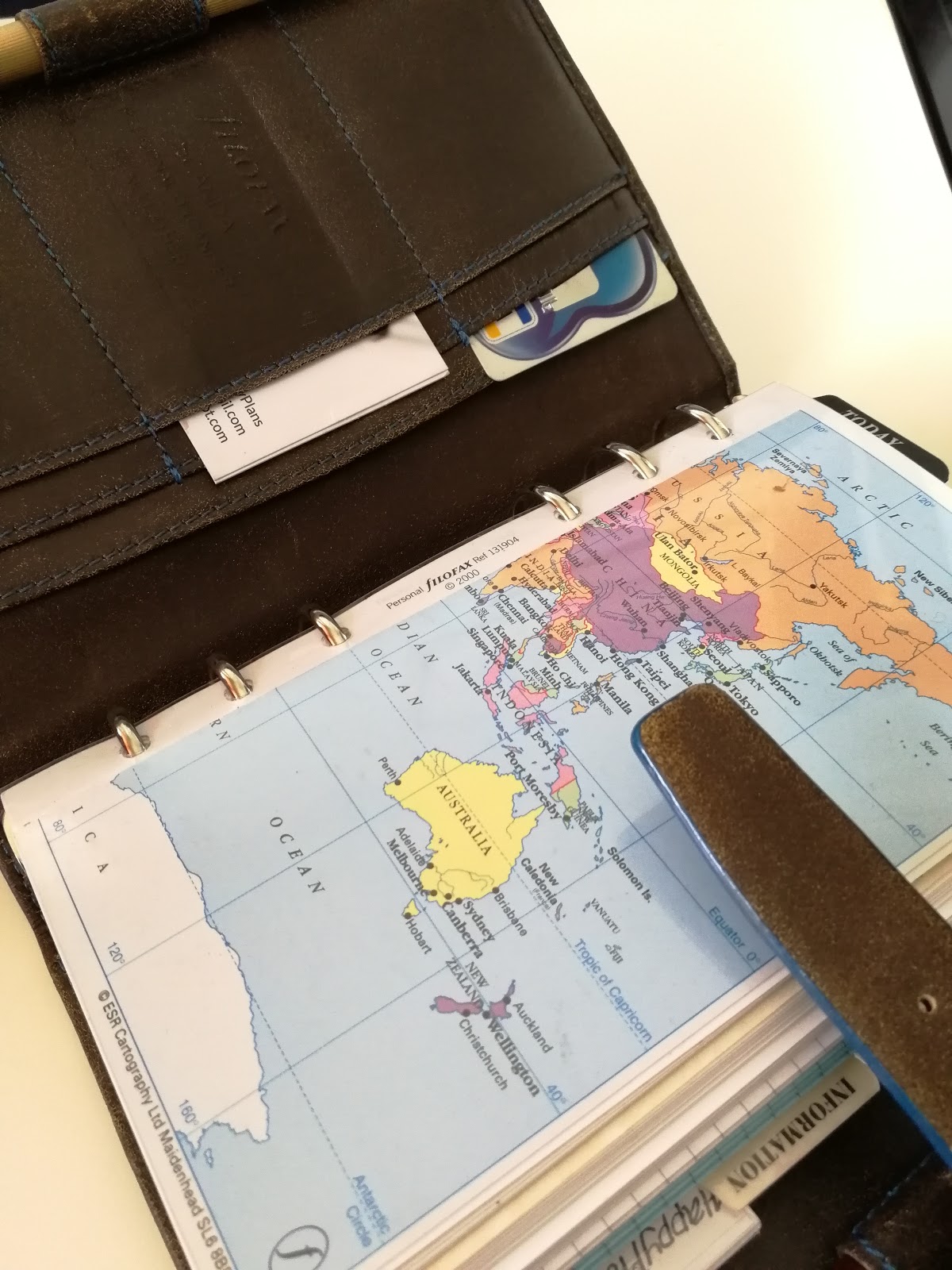 The filofax : filofax Scanda personal size