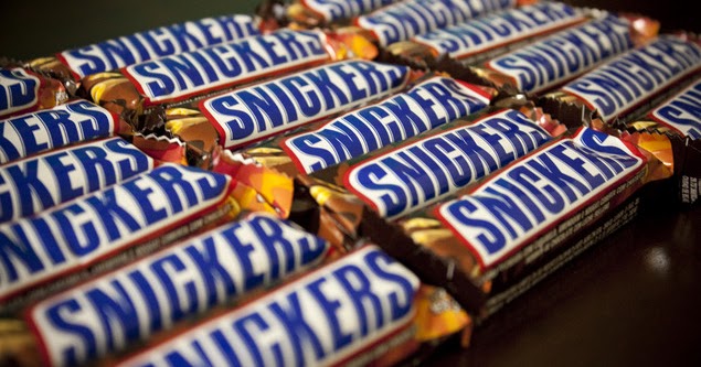 thomashunt.com: I wish I had about a thousand snickers bars
