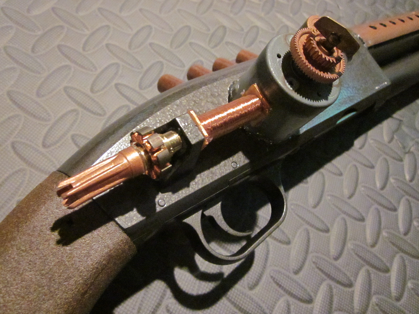 Battleground Hobbies: How To Make a Steampunk Pump Action Raygun Rifle